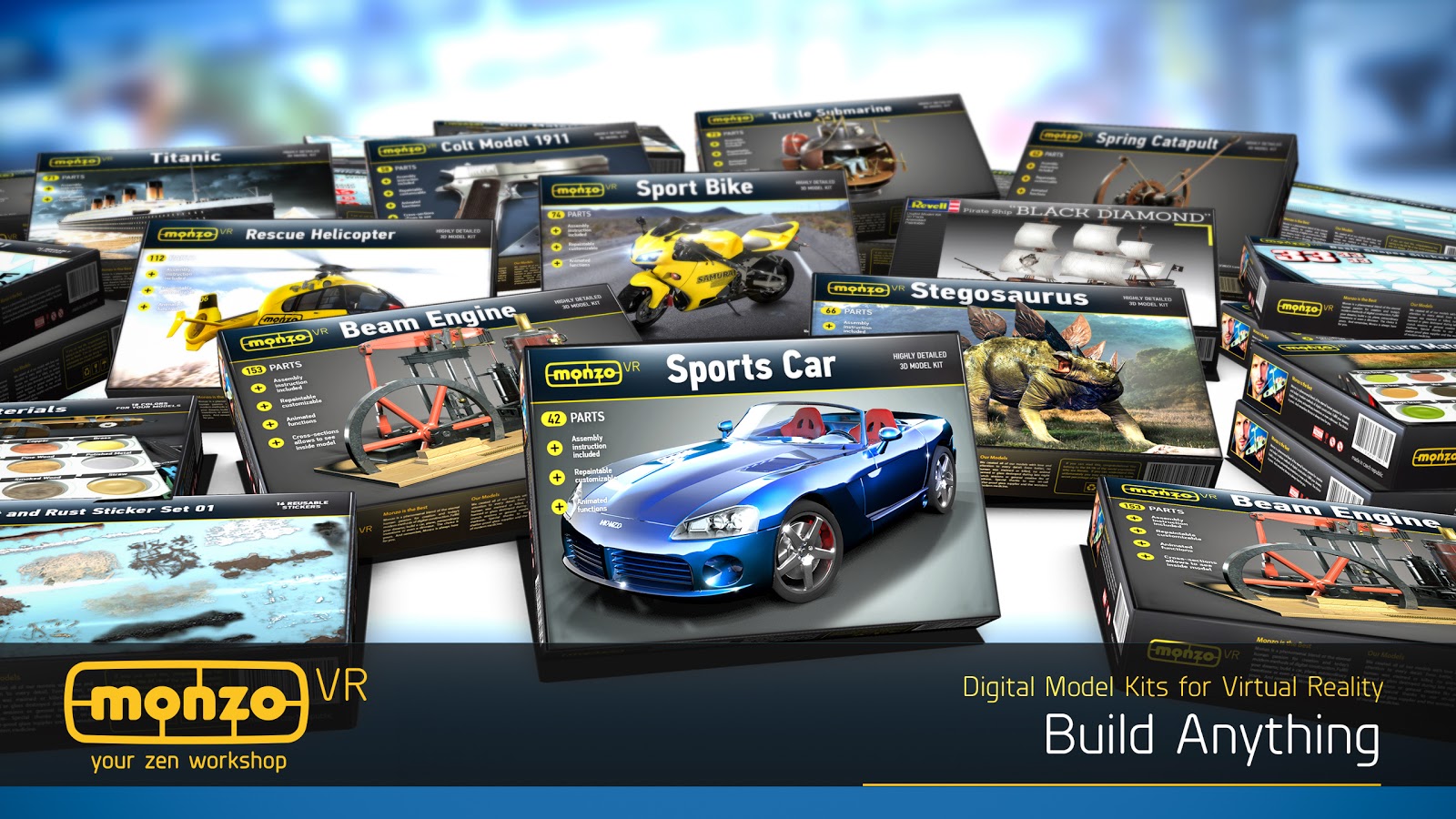 MADFINGER Games Launches Virtual Reality Model Building With Monzo VR ...